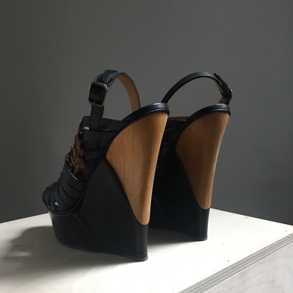 Lanvin | Shoes | Lanvin Wedge Sandal With Weaving | Poshmark